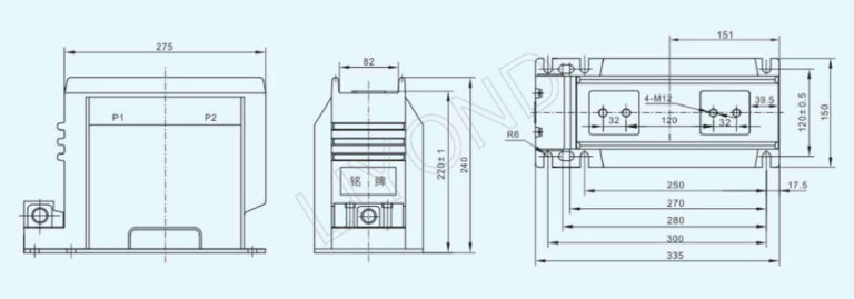 Zero sequence current transformer residual current transformer