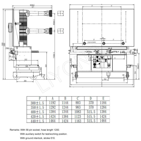 35kV Indoor SF6 Gas Circuit Breaker - Liyond Electric
